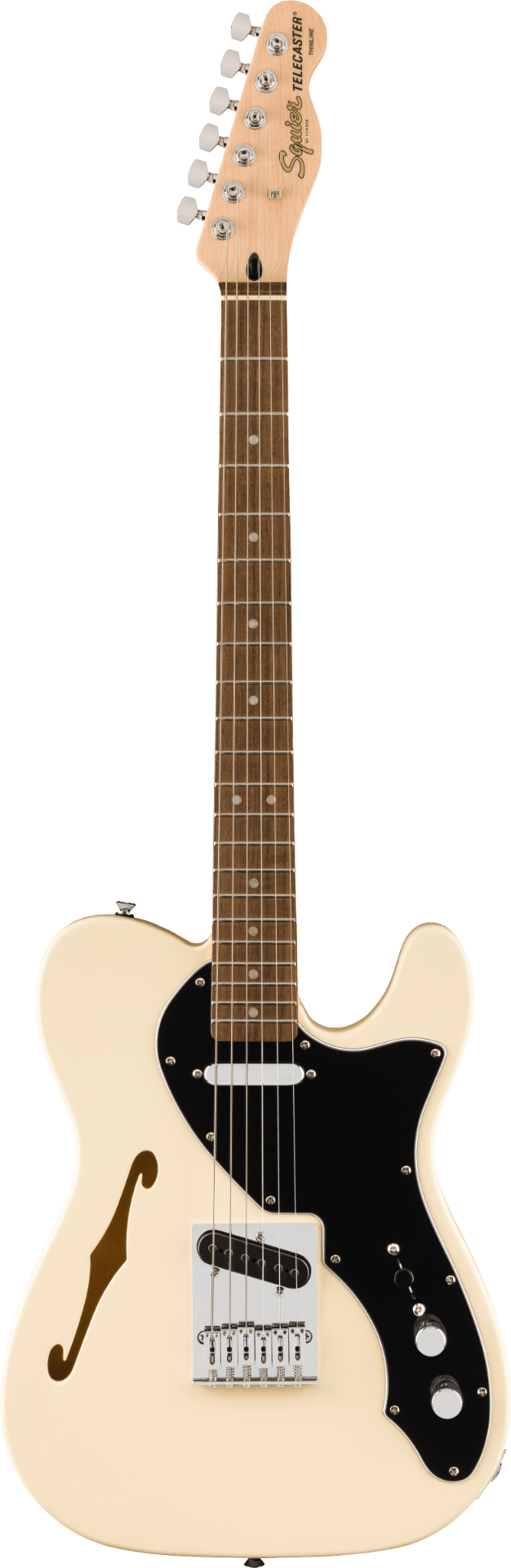 Squier Affinity Telecaster Thinline - Olympic White — Guitars Boutique