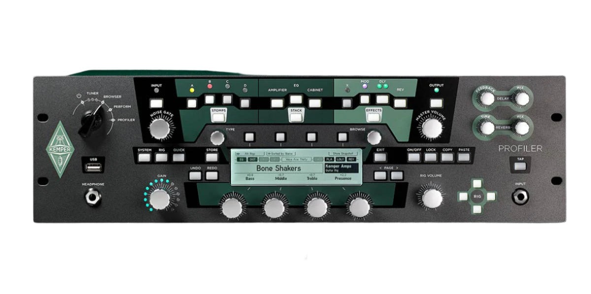 Kemper Profiler Power Rack - 600-watt Rackmount Profiling Amp Head ...